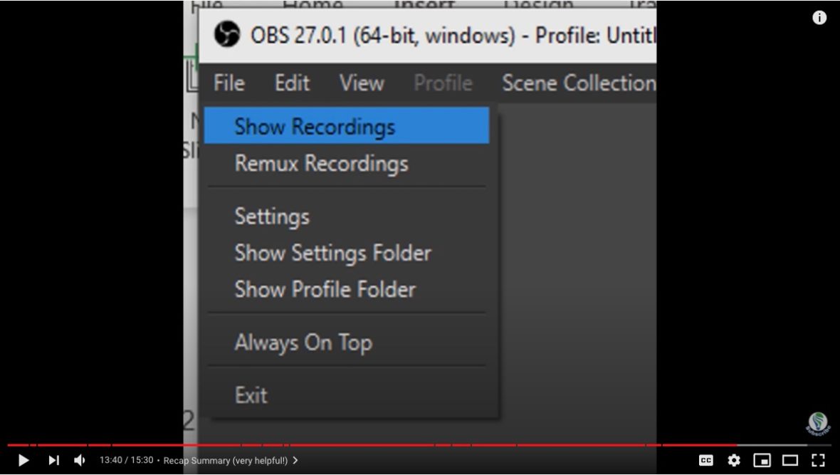 HOW TO USE OBS TO SCREEN RECORD | Regier Education Inc.