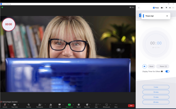 ZOOM TIMER OPTION | Regier Education Inc.
