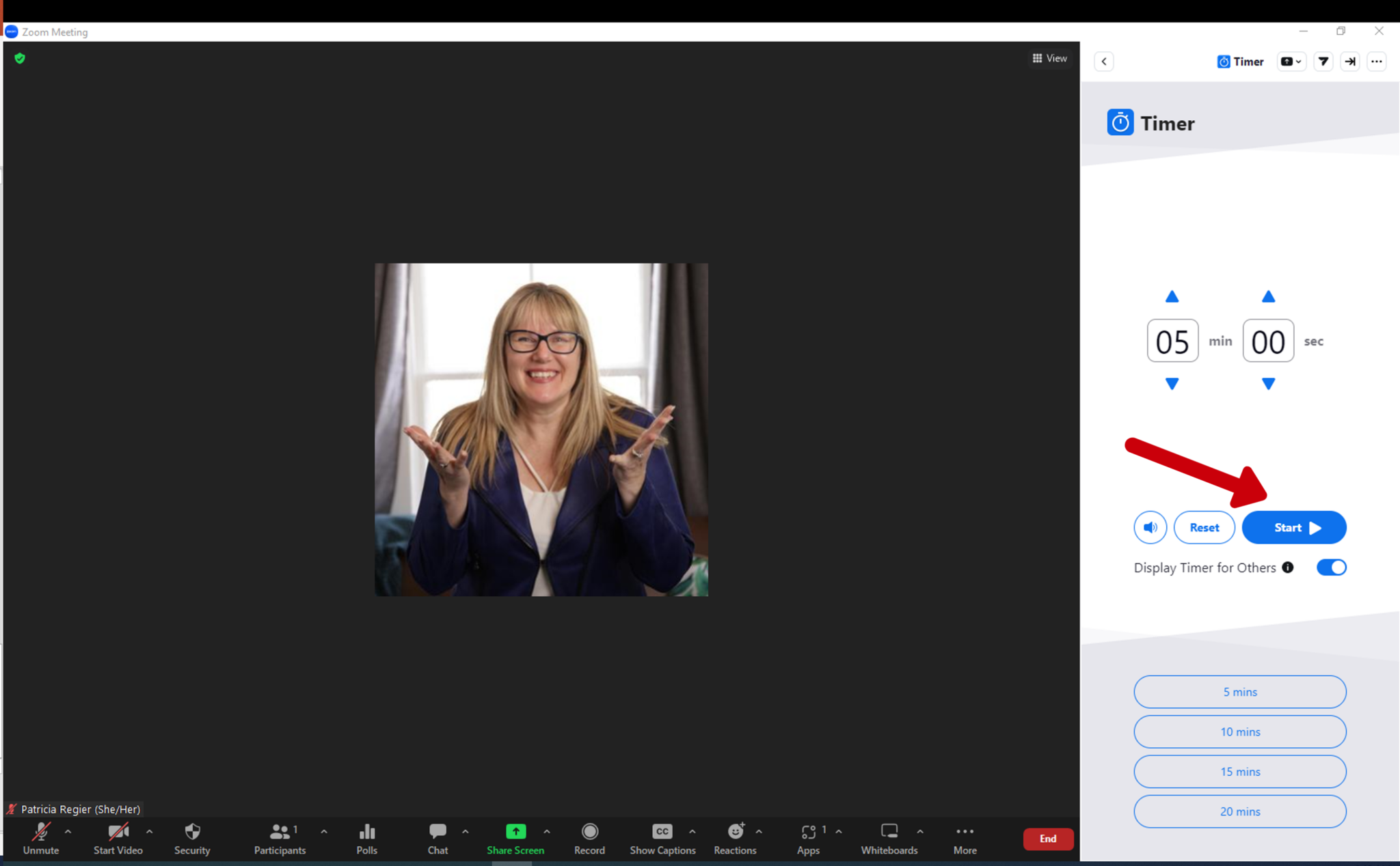 ZOOM TIMER OPTION | Regier Education Inc.