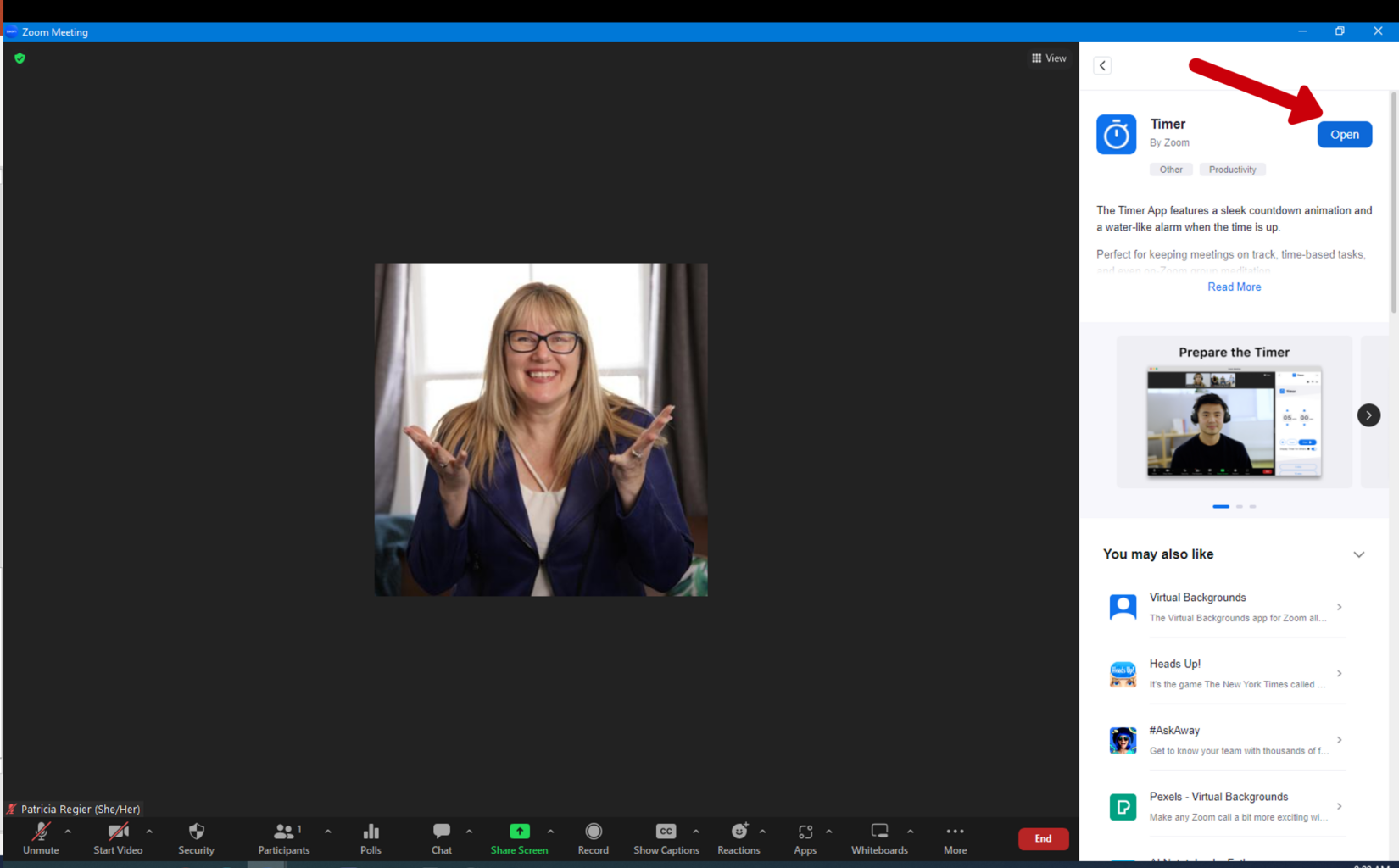 ZOOM TIMER OPTION | Regier Education Inc.