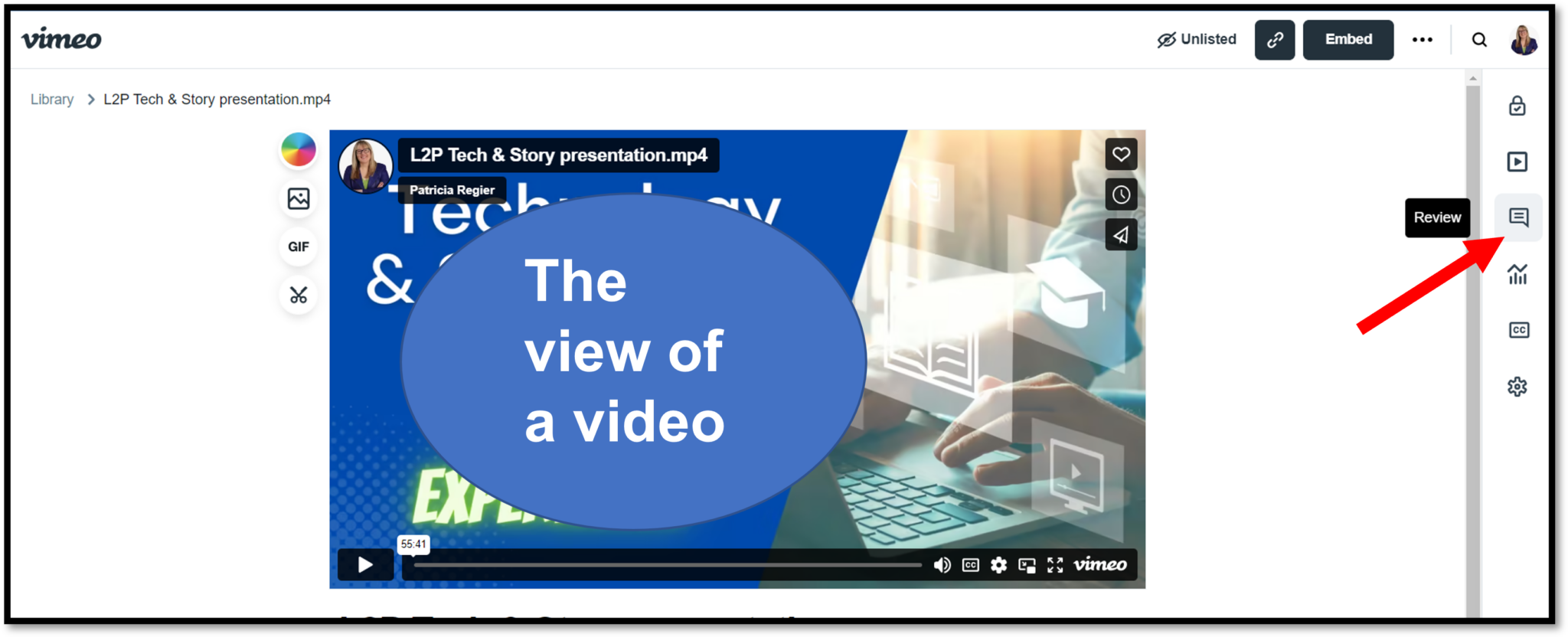 HOW TO ADD COMMENTS TO A VIMEO VIDEO | Regier Education Inc.