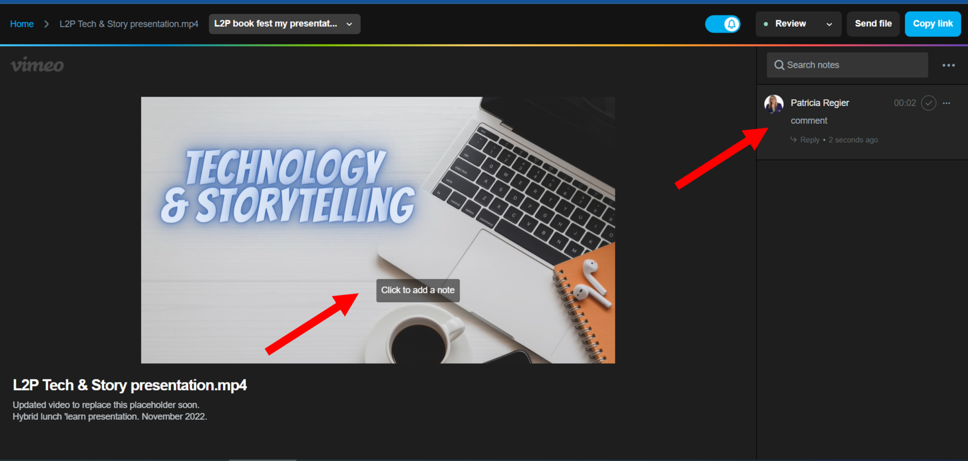 HOW TO ADD COMMENTS TO A VIMEO VIDEO | Regier Education Inc.